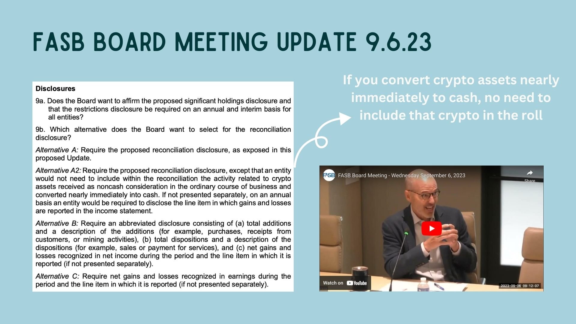Practical accounting techniques - How to analyze a token roll forward with Hash Basis